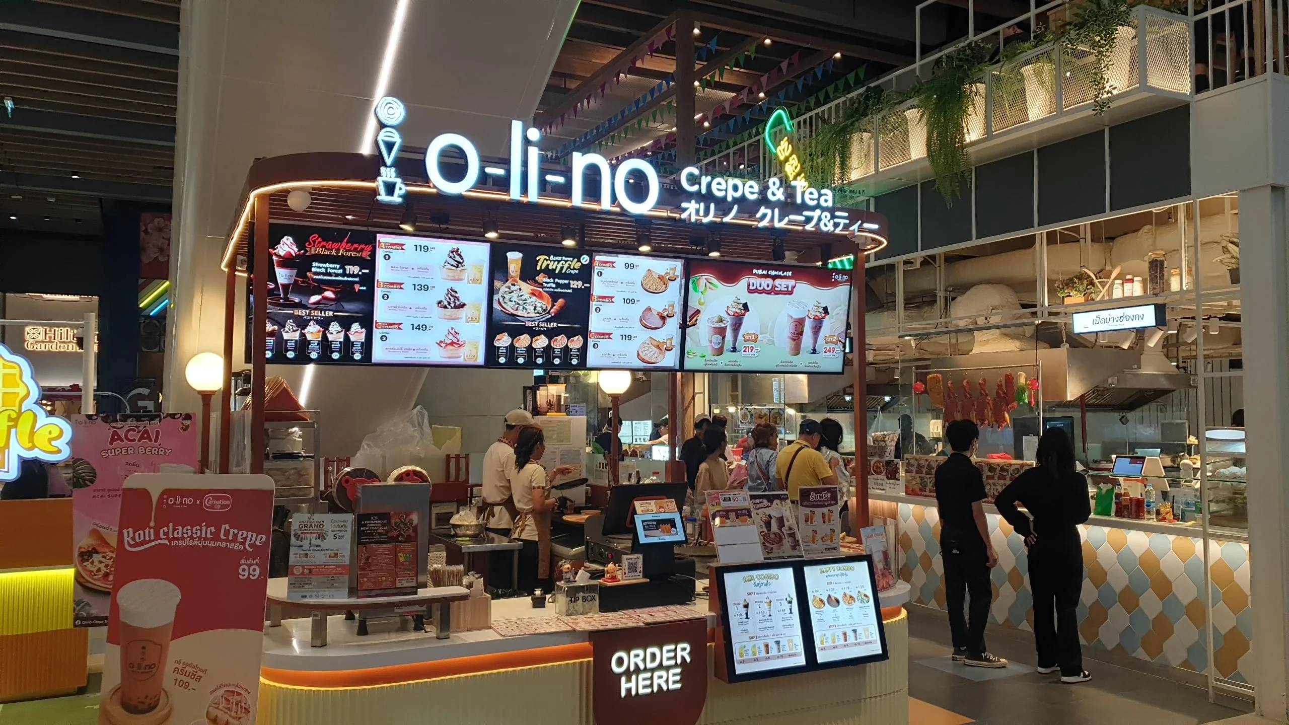 Olino Crepe & Tea (ICS) - Greener Bangkok